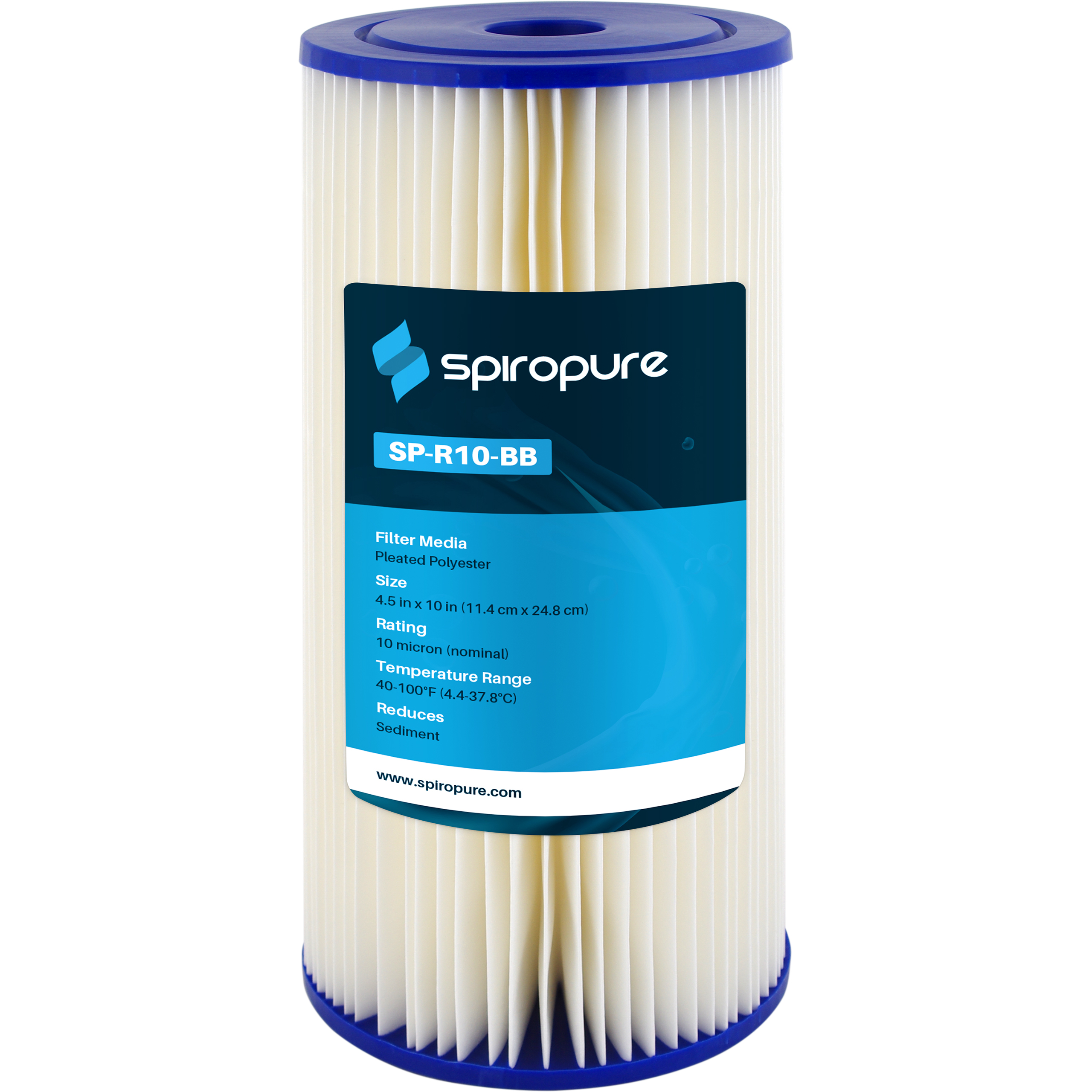 SP-R10-BB 10x4.5 Pleated Polyester Filter Cartridge - $8.68