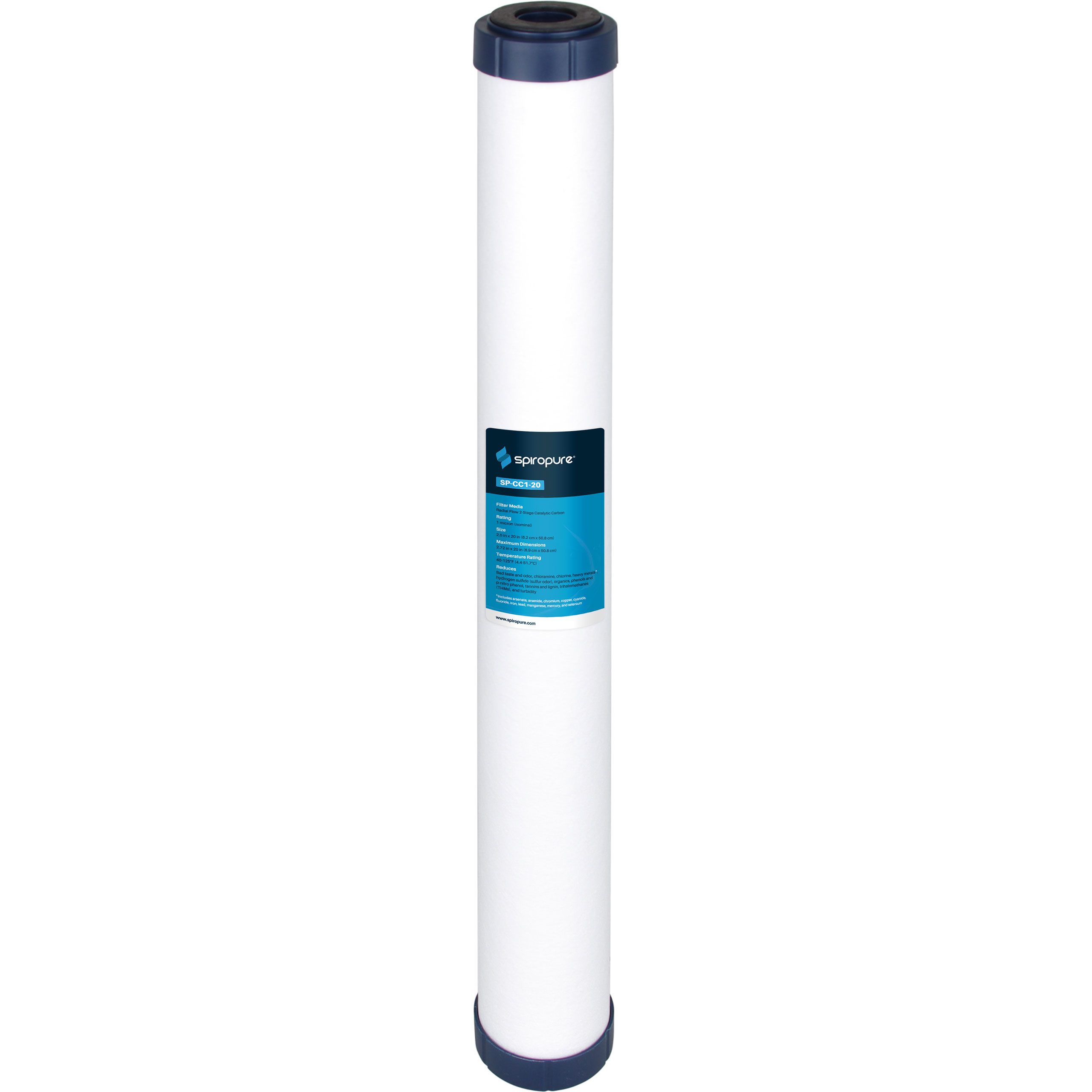 SpiroPure SP-CC1-20 20x2.5 Catalytic Carbon Filter $49.23