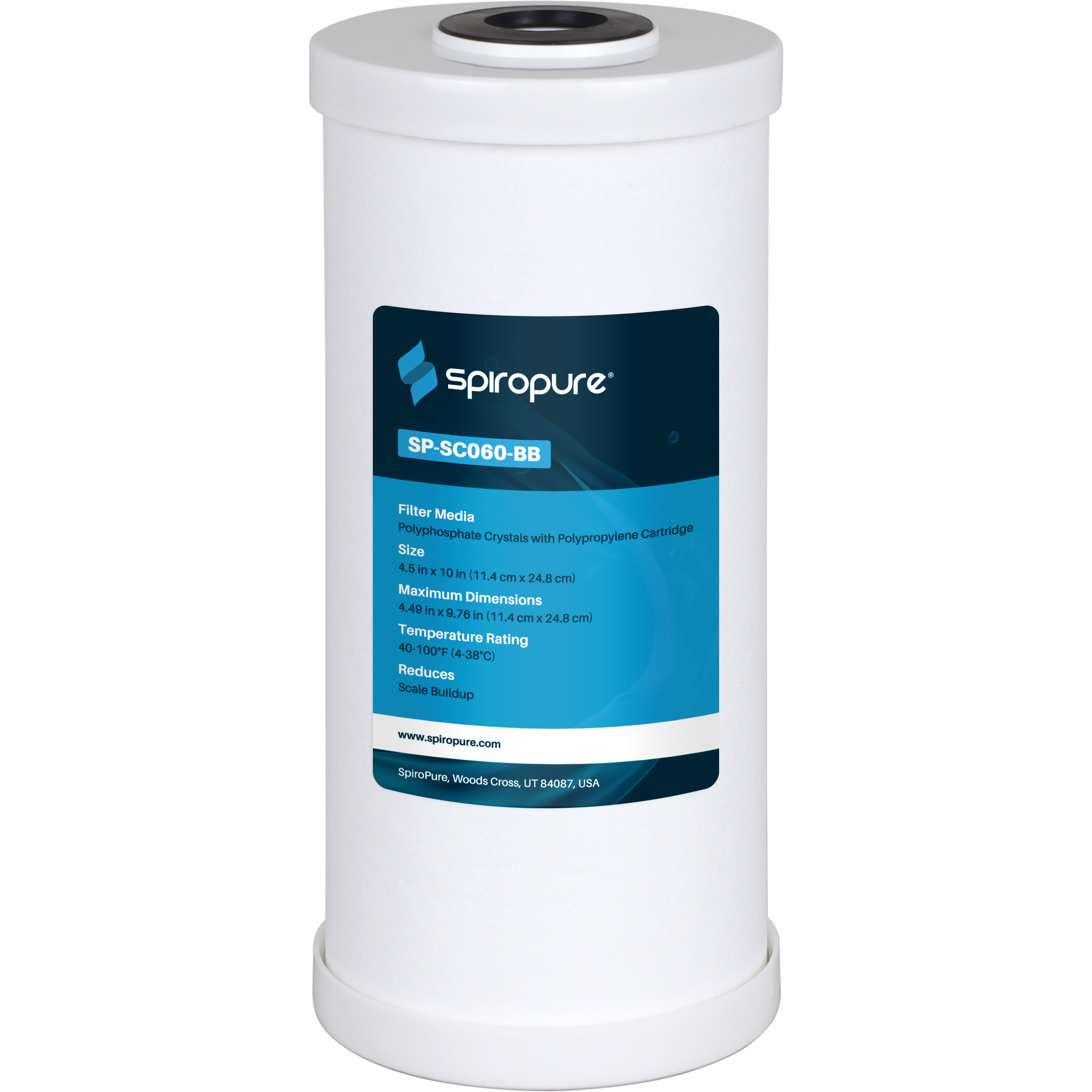 SpiroPure SP-SC060-BB Descaler Filter, 10x4.5 - $91.05