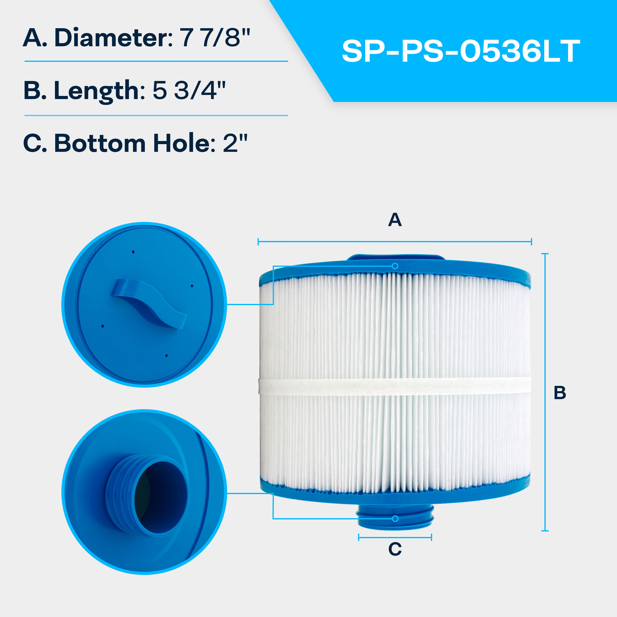 Bullfrog A7L Compatible Hot Tub Spa Filter - Only $30.68!