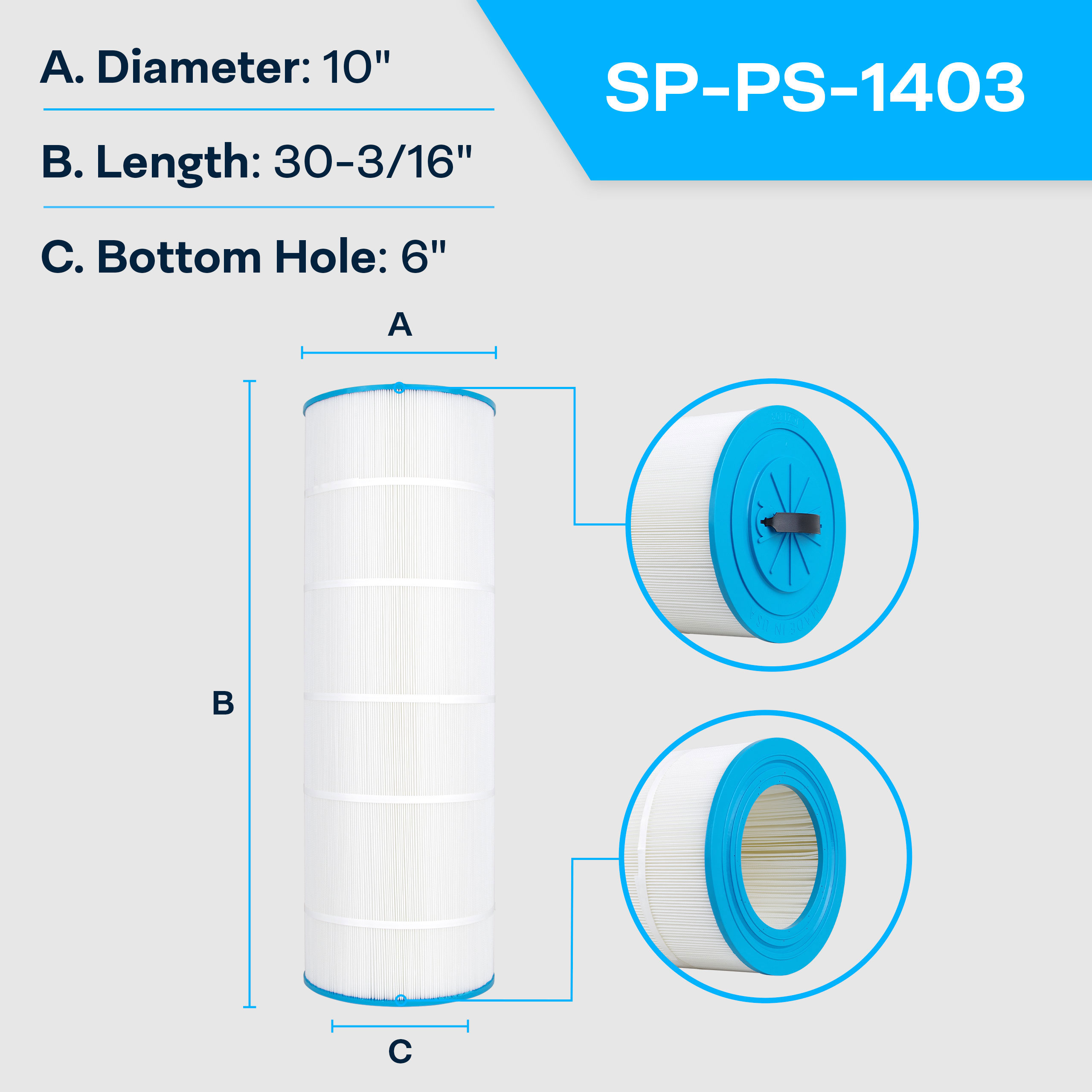 Jacuzzi Brothers Sherlock 200 Compatible Spa Filter - $85.45