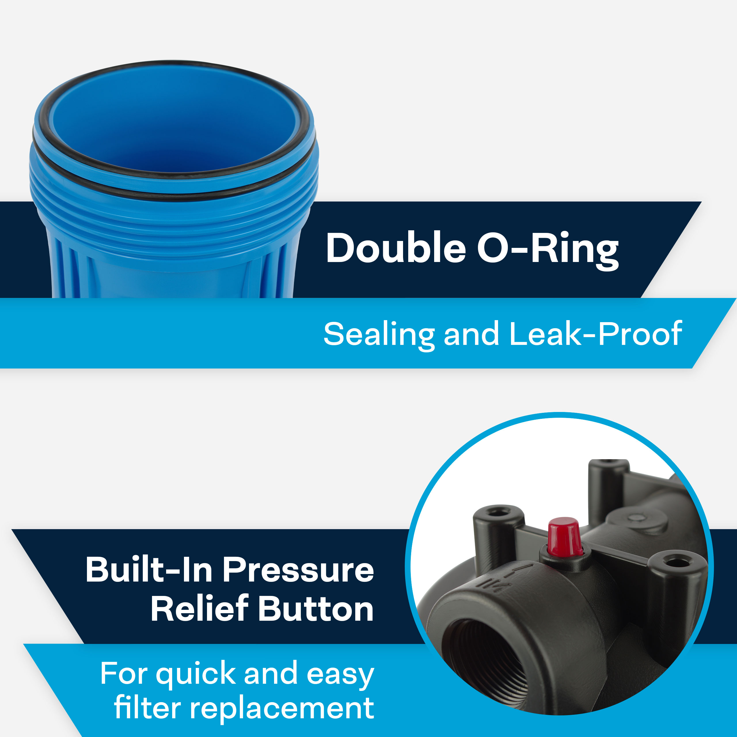 10" Big Blue Water Filter Housing 10x4.5 / 10 BB - $31.83