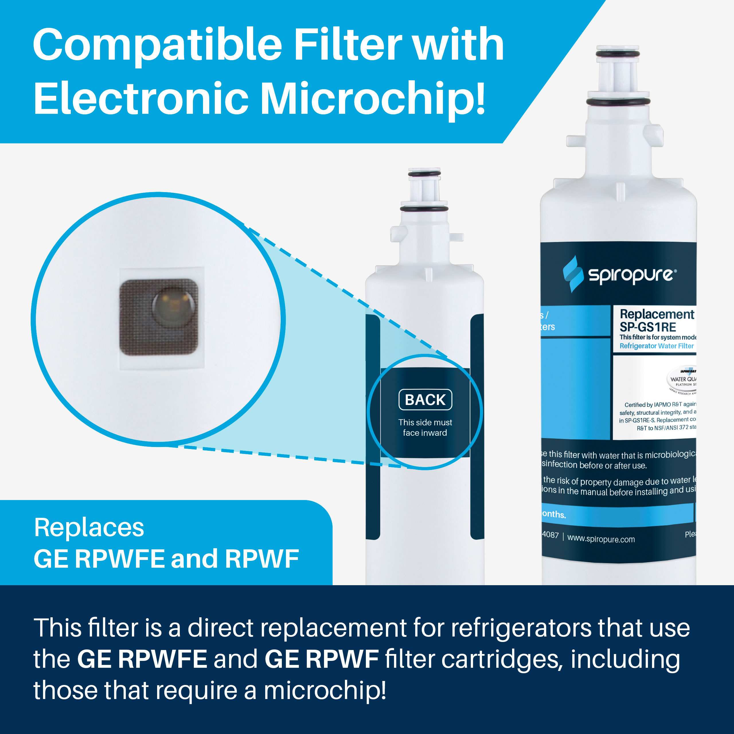 GE RPWFE / RPWF Refrigerator Water Filter - $48.95